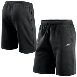 Fanatics M&auml;dchen Sporthose "Fanatics Short Philadelphia Eagles Primary Logo Fleece Short", schwarz, Gr. S, 85% Baumwolle, 15% Polyester, Hosen