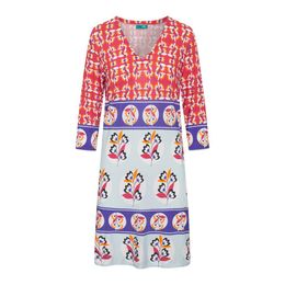 TOOche Kleid 'Firenze' Damen Gr&ouml;&szlig;e 36 pastellblau / lila / pink / rot