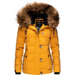 Navahoo Damen Winterjacke "Zoja", gelb, Gr. XS, Oberstoff: 100% Polyester; Futter: 100% Polyester; Wattierung: 100% Polyester; &Auml;rmelfutter: 100%