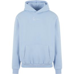 Karl Kani Herren Kapuzenpullover "Karl Kani Small Signature Essential Os Hoodie"light blau, Gr. S, mehrfarbig, 65% Baumwolle, 35% Polyester, Pullover