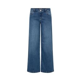 soyaconcept Damen Weite Jeans "SC-KIMBERLY 24-B"coastel fjord medunkel blau d, Gr. 33, unifarben, Denim/Jeans, Obermaterial: 81% Baumwolle, 17%