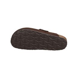 Rohde Herren Pantolette "Rohde Pantoletten Veloursleder", Gr. 46mocca, Veloursleder, Schuhe