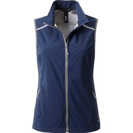 LPO Damen Softshellweste "Softshellweste Hellen", blau, Gr. 44, Softshell, 100% Polyester, Westen