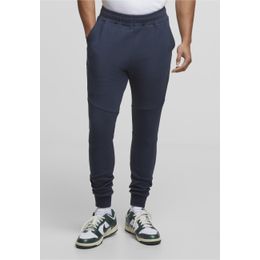 MisterTee Herren Jogginghose "MisterTee Basic Trainingshose", blau, Gr. XL, unifarben, 80% Baumwolle, 20% Polyester, Hosen