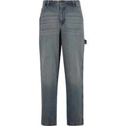 DEF Herren Bequeme Jeans "DEF DEF Loose Fit Jeans"vintage blau, Gr. 33, unifarben, 100% Baumwolle, Jeans