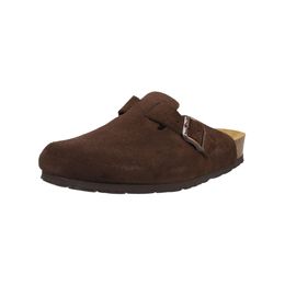 Rohde Herren Pantolette "Rohde Pantoletten Veloursleder", Gr. 46mocca, Veloursleder, Schuhe