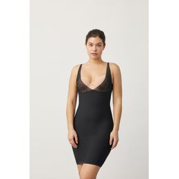 YSABEL MORA Damen Unterkleid, Gr. L, schwarz, Mikrofaser, Obermaterial: 73% Polyamid, 27% Elasthan, Kleider, Spitze, mittlerer Shape-Effekt, elastisch