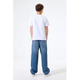 Garcia Jungen Straight-Jeans "JAYSEN", blau, Gr. 146, Denim/Jeans, Obermaterial: 100% Baumwolle, Jeans, im Five-Pocket Style, for Boys