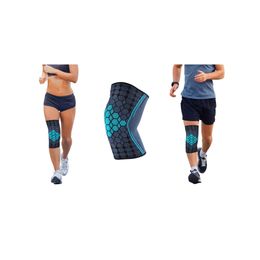 Kniebandage, 2, blau, Bandagen
