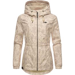Ragwear Damen Outdoorjacke "Dankka Spring", beige, Gr. 4XL, Au&szlig;enmaterial: 100% Polyester. Innenfutter: 100% Polyester, Jacken, Wasserdichte Damen