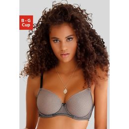 Lascana Damen Schalen-BH "Invisible Pink", Gr. 70, schwarz, Microtouch, Obermaterial: 86% Polyamid, 14% Elasthan, BHs, mit Spacer-Schalen, perfekt