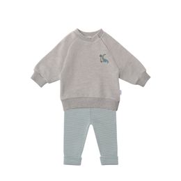 Liliput M&auml;dchen Sweatanzug "Dinosaurier", blau, Gr. 86, bedruckt, 80% Baumwolle, 20% Polyester, Sportanz&uuml;ge, mit niedlichem Dino-Print