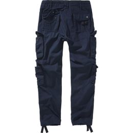 Brandit Herren Stoffhose "Brandit Herren Pure Slim Fit Trouser", blau, Gr. XL, 100% Baumwolle, Hosen