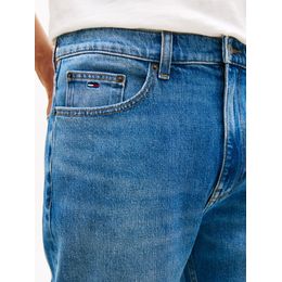 Tommy Jeans Herren Straight-Jeans "SONNY REGULAR", blau, Gr. 38, unifarben, Denim/Jeans, Obermaterial: 99% Baumwolle, 1% Elasthan, Jeans, Regular fit