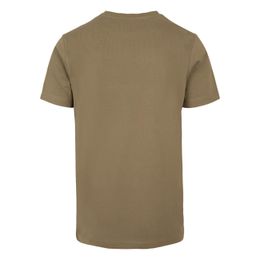 MisterTee Herren Kurzarmshirt "MisterTee Herren Trust 2.0 Tee"olive, Gr. XS, bedruckt, 100% Baumwolle, Shirts