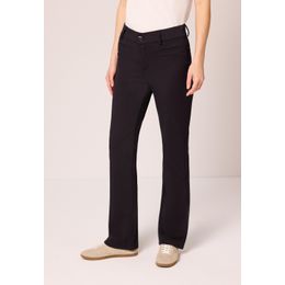 Stoffhose Street One, Damen, Gr. 34, L&auml;nge 30, schwarz, Stoff, 95% Polyamid, 5% Elasthan, unifarben, slim fit lang, Hosen Stoffhose, High Waist