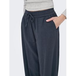 Only Damen Schlupfhose "ONLTIZANA COTTON LOOSE PANTS WVN NOOS", grau, Gr. S, unifarben, Web, Obermaterial: 100% Baumwolle, Hosen