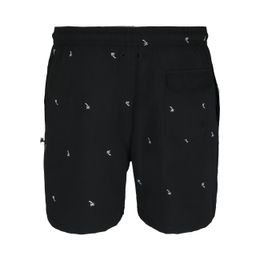 Urban Classics Herren Badeshorts "Urban Classics Herren Embroidery Swim Shorts", schwarz, Gr. XXL, 100% Polyester, Badehosen