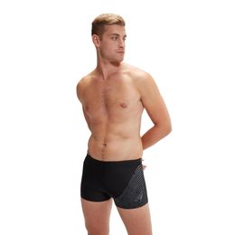 Speedo Herren Badehose "Mens Medley Logo Aquashort", schwarz, Gr. 4, Obermaterial: 80% Nylon, 20% Elasthan, Badehosen