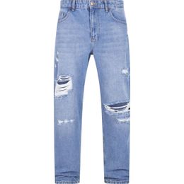 2Y Premium Herren Bequeme Jeans "2Y Premium Herren 2Y Boyfriend Fit Jeans", blau, Gr. 31, unifarben, 97% Baumwolle, 3% Elasthan, Jeans