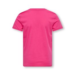 KIDS Only M&auml;dchen T-Shirt "KOGNANA LIFE S/S TOP FR ZA JRS", pink, Gr. 158, bedruckt, Jersey, Obermaterial: 100% Baumwolle, Shirts, Baumwolle, regular