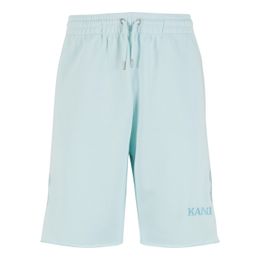 Shorts Karl Kani "Karl Kani Retro Paisley Sweat Shorts", Herren, Gr. S, US-Gr&ouml;&szlig;en, turquoise, 65% Baumwolle, 35% Polyester, normal, Hosen Shorts