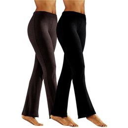 Vivance Leggings female Brown, Black size 32/34