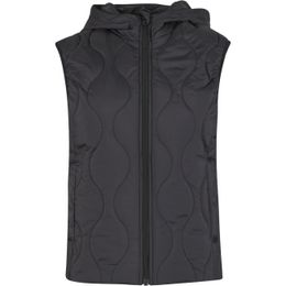 Urban Classics Damen Steppweste "Urban Classics Ladies Super Light Puffer Vest"schwarz, Gr. M, 100% Polyester, Westen