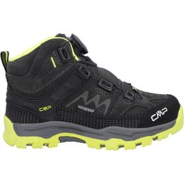 CMP Kinder Outdoorschuh "KIDS KIRUNA MID FITGO WP TREKKING SHOES", Gr. 33, schwarz, Leder, Schuhe, wasserdicht