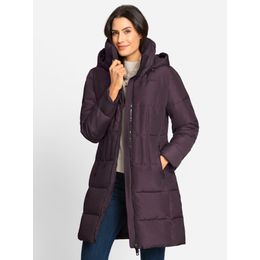 Inspirationen Damen Steppmantel, lila, Gr. 52, 100% Polyester, Wattierung:100% Polyester, M&auml;ntel