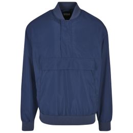 Urban Classics Herren Bomberjacke "Urban Classics Herren Pullover Bomber Jacket", blau, Gr. XL, unifarben, 100% Polyester, Jacken