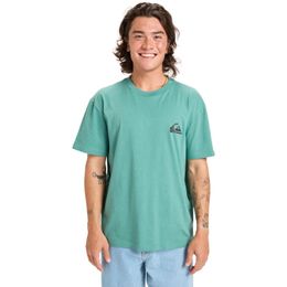 Quiksilver Herren T-Shirt "Ev Mini Logo", gr&uuml;n, Gr. S, Obermaterial: 70% Baumwolle, 30% Baumwolle., Shirts