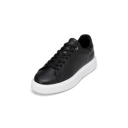 Marc O'Polo Sneaker MARC O'POLO "aus edlem Rindleder", Herren, Gr. 41, schwarz, Obermaterial: 100% Leder (Rind), unifarben, Schuhe Sneaker