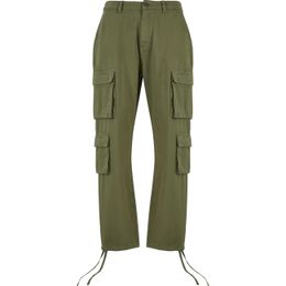 2Y STUDIOS Herren Cargohose "2Y Studios 2Y Kiran 4 Pocket Cargo", gr&uuml;n, Gr. 29, unifarben, 100% Baumwolle, Hosen