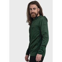 Sch&ouml;ffel SCH&Ouml;FFEL Herren Fleecejacke "Hiking Fleece Hoody Style Milagle MNS", gr&uuml;n, Gr. 48, Oberstoff: 100% Polyester. Futter: 100% Polyester, Jacken