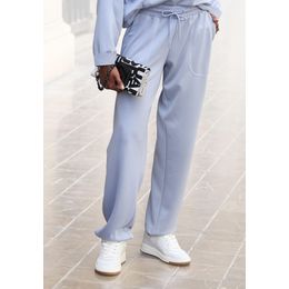 Damen Loungehose, Copenhagen Studios, Gr. 40, blau, Sweatware, Obermaterial: 54% Modal, 40% Polyester, 6% Elasthan, unifarben, Hosen, extra softes