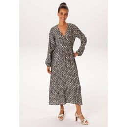 Aniston CASUAL Damen Maxikleid, bunt, Gr. 40, bedruckt, gemustert, Web, Obermaterial: 85% Viskose, 15% Polyamid, Kleider, mit fantasievollen,