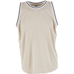 DEF Herren Tanktop "DEF Herren Mesh Tanktop"oatmeal, wei&szlig;, Gr. XXL, unifarben, 100% Polyester, Tops