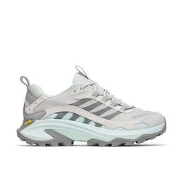 Merrell Damen Wanderschuh "MOAB SPEED 2 GORE-TEX", Gr. 42, grau, Synthetik, Schuhe, wasserdicht dank Gore-Tex Membrane, mit Vibram Sohle