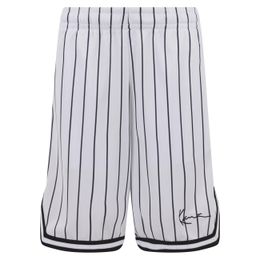 Shorts Karl Kani "Karl Kani Small Signature Mesh Shorts Junior", M&auml;dchen, Gr. 110/116, Normalgr&ouml;&szlig;en, wei&szlig;, 100% Polyester, normal, Hosen Shorts