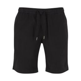 Urban Classics Herren Stoffhose "Urban Classics Herren Stretch Twill Joggshorts"schwarz, Gr. M, unifarben, 98% Baumwolle, 2% Elasthan, Hosen