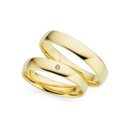Phoenix PH&Ouml;NIX Damen Trauring "Schmuck Geschenk Gold 333 Trauring Ehering LIEBE versch. Varianten", 67, ohne Brillant, Gelbgold 333, 4mm, gold, Gelbgold 333,