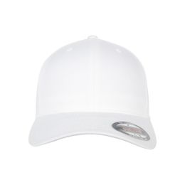 Flexfit Flex Cap "Flexfit Unisex Flexfit Organic Cotton Cap"wei&szlig;, Gr. L, unifarben, 98% Baumwolle, 2% Elasthan, Caps