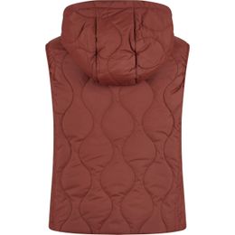 Urban Classics Damen Steppweste "Urban Classics Ladies Super Light Puffer Vest"schwarzrust, Gr. L, 100% Polyester, Westen