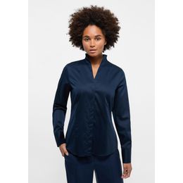 Eterna Damen Hemdbluse "REGULAR FIT", blau, Gr. 36, 95% Baumwolle, 5% Elasthan, Blusen, EASY IRON (b&uuml;gelleicht)
