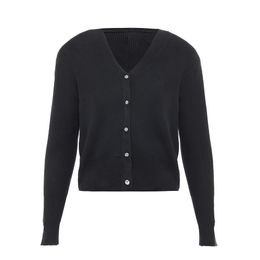 Leo Basics Knit Cardigan female Black size XS/S