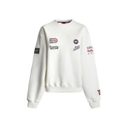 Red Bull Racing X Pepe Jeans Sweatshirt 'EST 2004 CREW' female White size XS