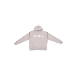 DROPSIZE Herren Kapuzensweatshirt "Dropsize HEAVY OVERSIZE FROTTEE EMBO V2 HOODIE", beige, Gr. L, 70% Baumwolle, 30% Polyester, Sweatshirts