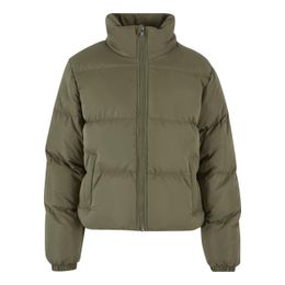 Urban Classics Damen Winterjacke "Urban Classics Damen Ladies Short Peached Puffer Jacket", gr&uuml;n, Gr. XXL, unifarben, 100% Polyester, Jacken