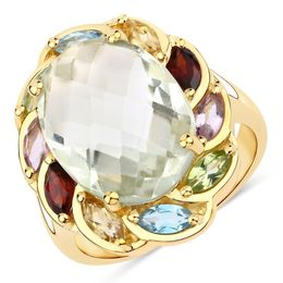 Rafaela Donata Damen Fingerring "K702", 58, Silber 925 (Sterlingsilber), 2,8mm, bunt, Silber 925 (Sterlingsilber), Fingerringe, aus Sterling Silber